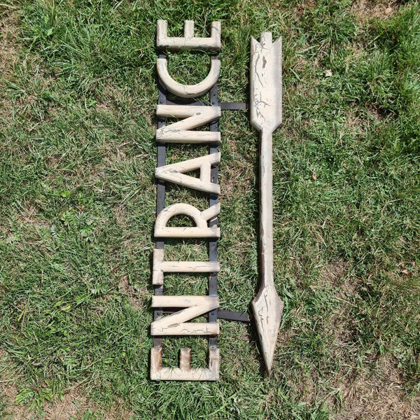 Hanging Railway Entrance Sign - Home Alchemy